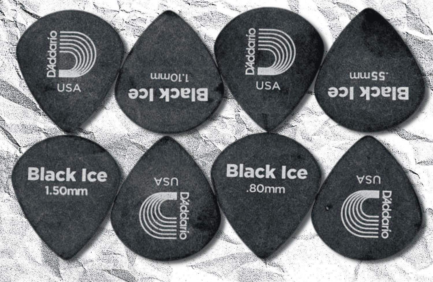 D'Addario Black Ice Guitar Picks - Full Review - Guitar Pick Reviews